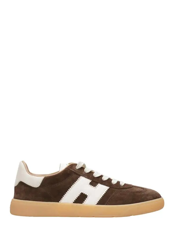 Hogan Suede Leather Sneakers - Brown
