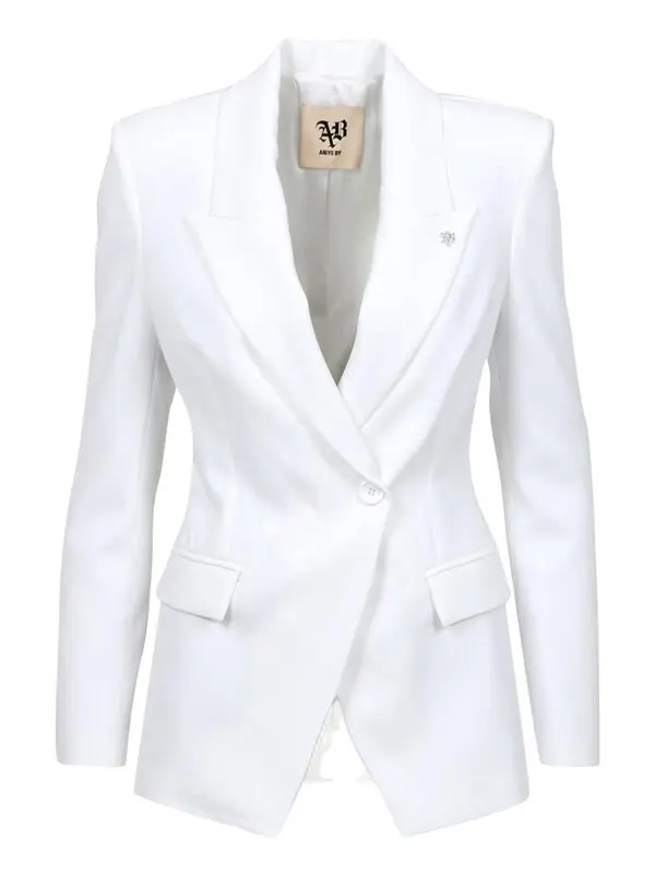 ANIYE BY Single-breasted Blazer - White