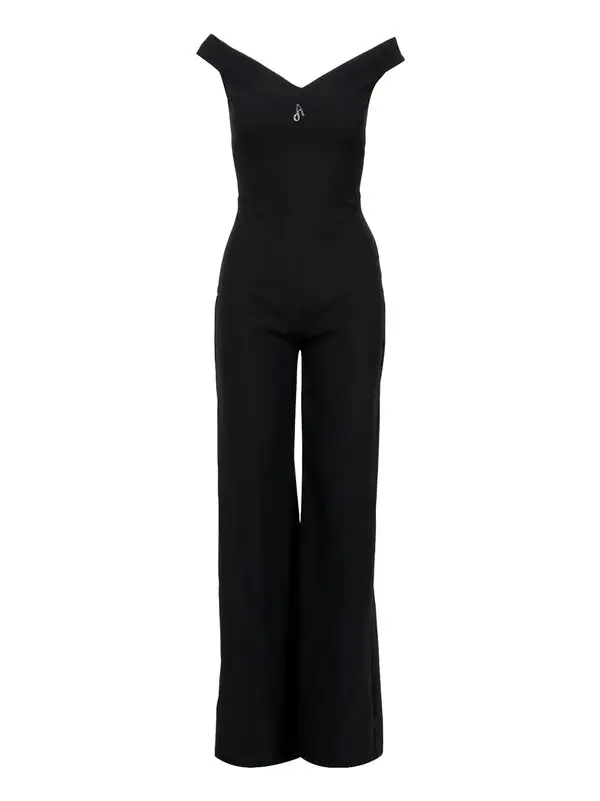 ANIYE BY Wide Leg Trousers - Black