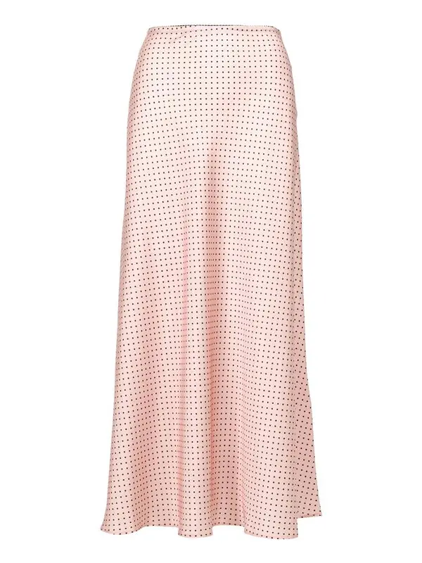 ANIYE BY Polka Dot Ankle Length Skirt - Pink