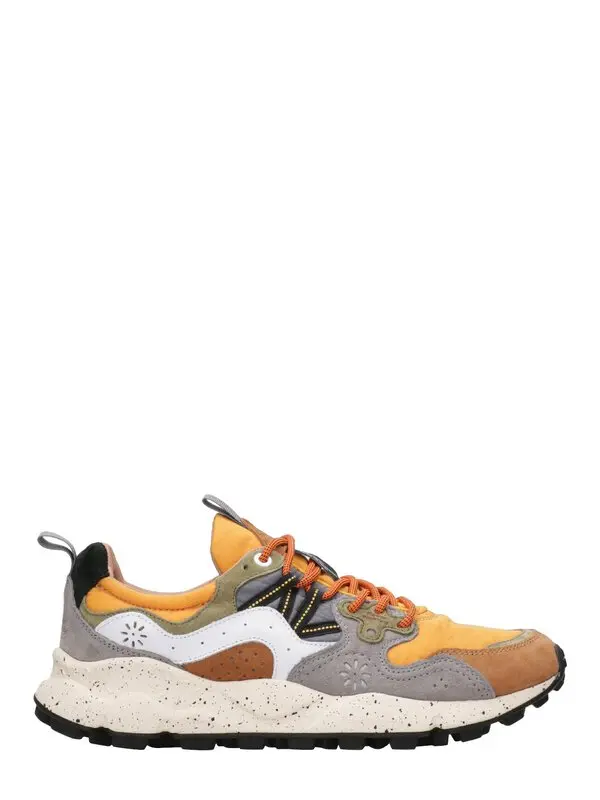 FLOWER MOUNTAIN Low-top Sneakers - Marrone+arancio