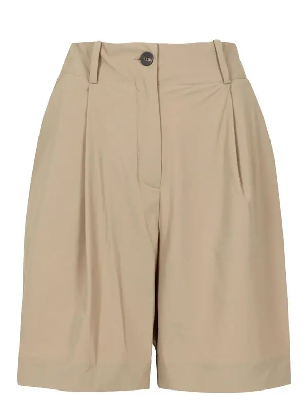 RRD High-waisted Technical Fabric Shorts - Brown