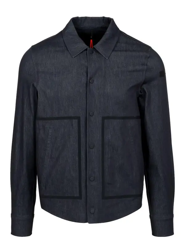 RRD Cotton Long Sleeve Coat - Blu Nero