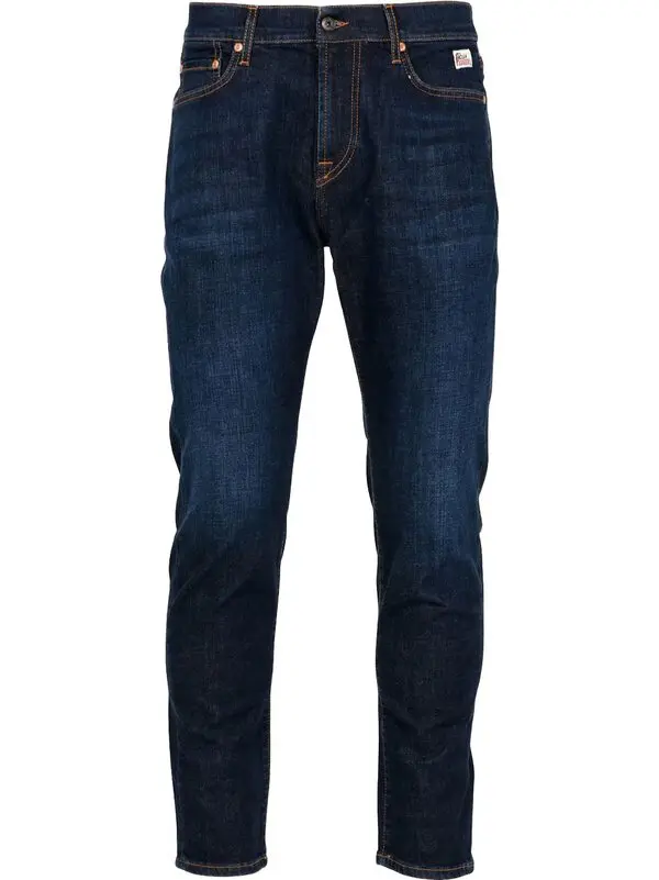 ROY ROGER'S Carrot Fit Jeans - Denim Medio