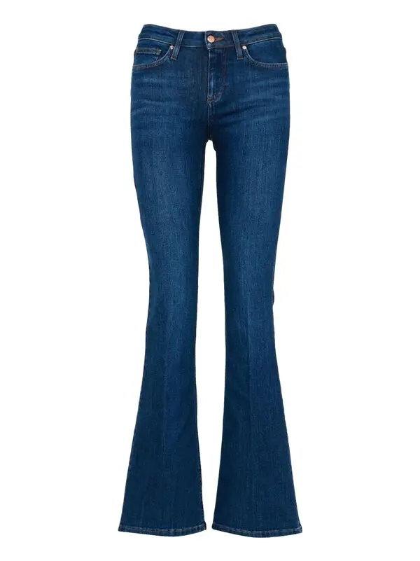 DON THE FULLER Five-pocket Flare Jeans - Denim Medio