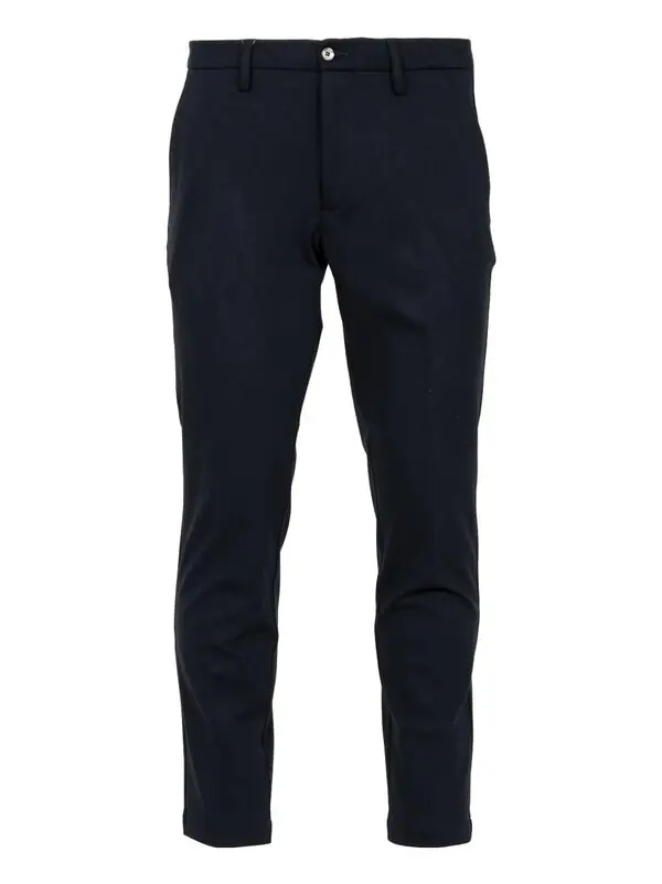 BRO SHIP Slim Fit Trousers - Blue