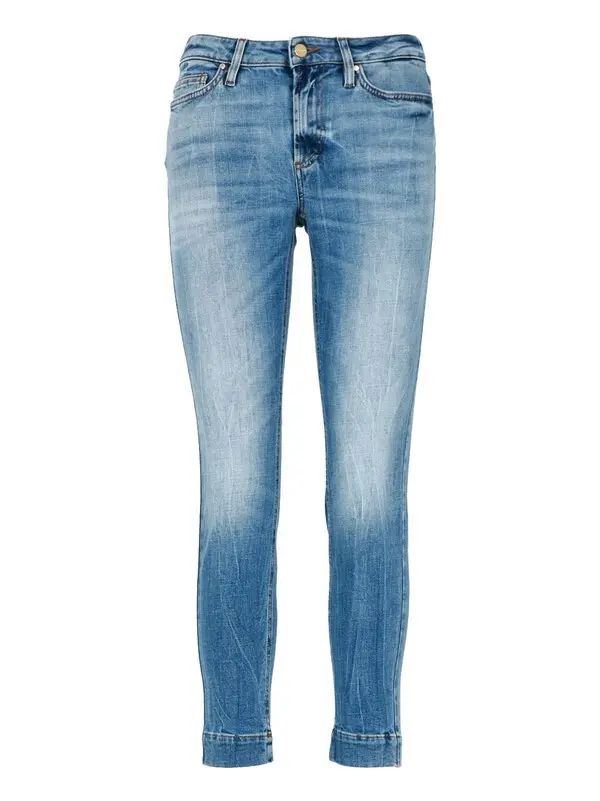DON THE FULLER Slim Fit Denim Trousers - Denim Medio