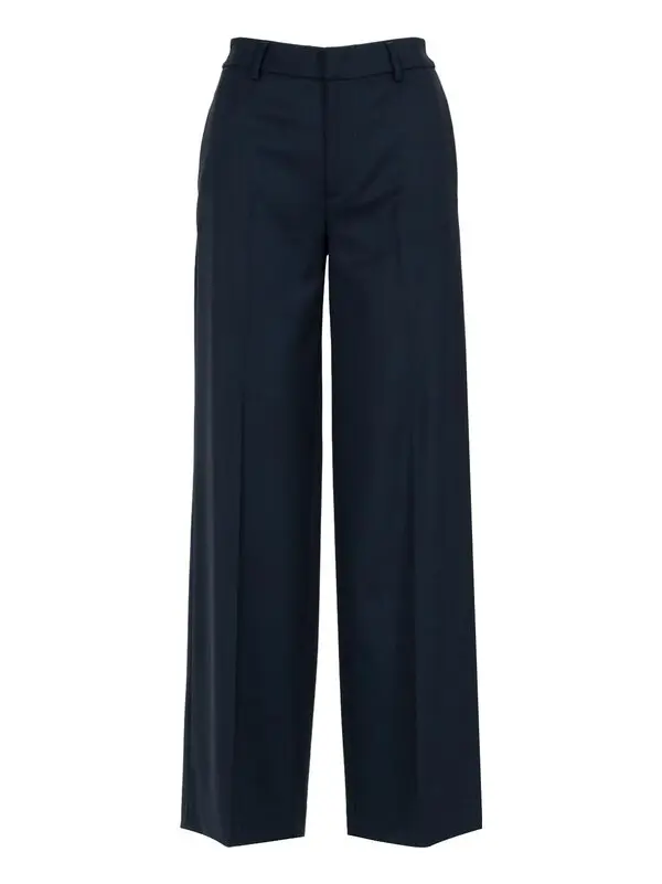 PT TORINO Tailored Wool Trousers - Blue