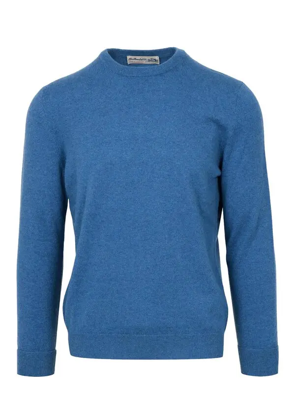 BALLANTYNE Cashmere Sweater - Light Denim