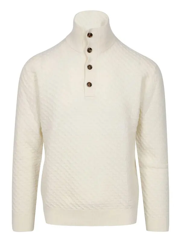 PAOLO PECORA Sweater - Cream