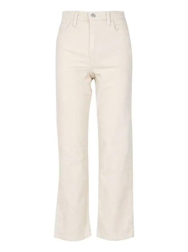 LEVI'S High-waist Straight Leg Jeans - White