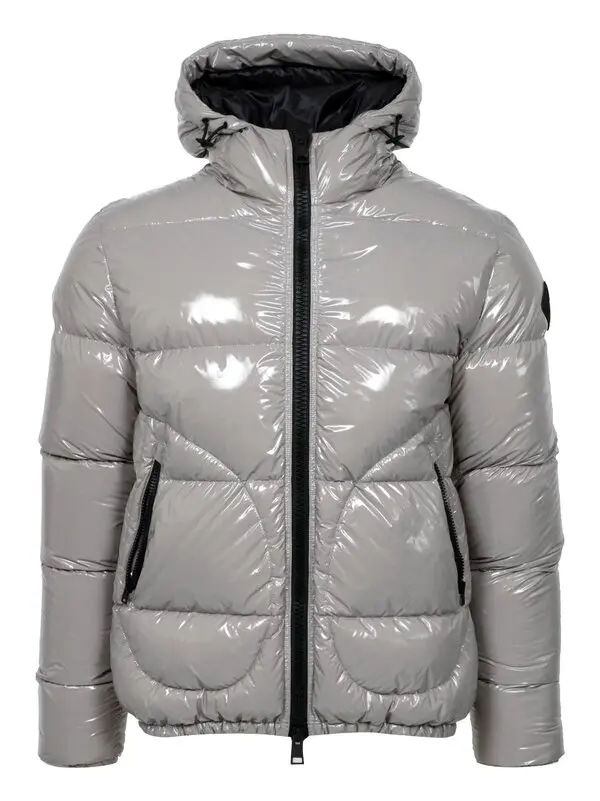 Herno Technical Fabric Goose Down Padded Jacket - Light Grey