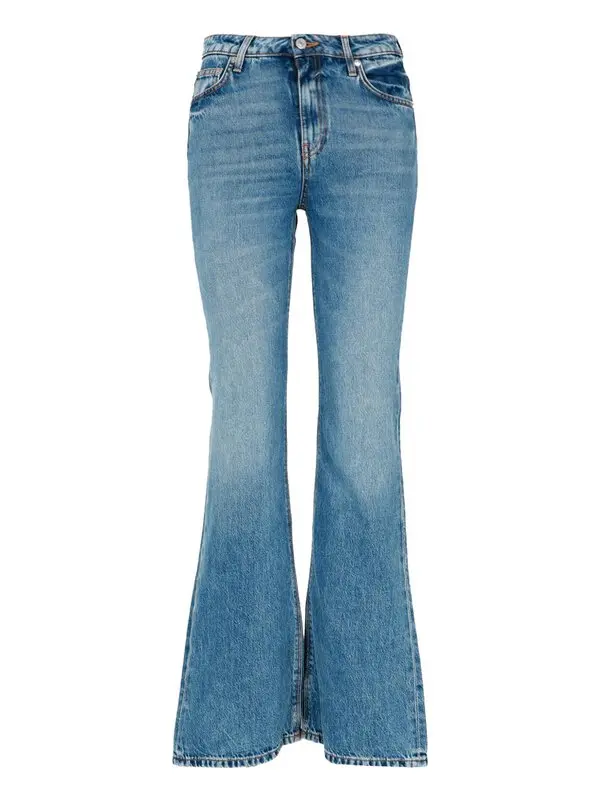 ROY ROGER'S Flare Jeans - Denim Medio