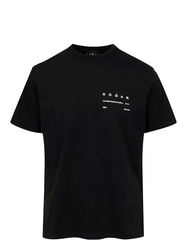 Hogan T Shirts And Polos - Black
