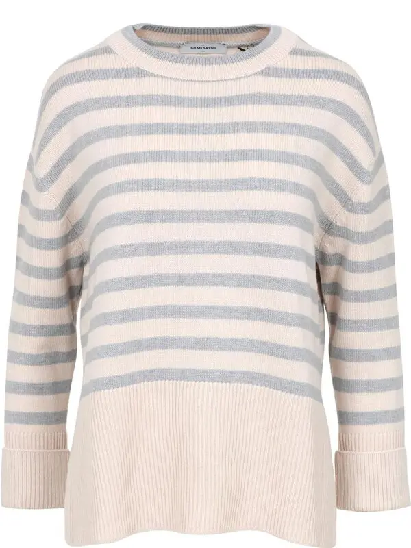 GRAN SASSO Sweater - Rosa+grigio