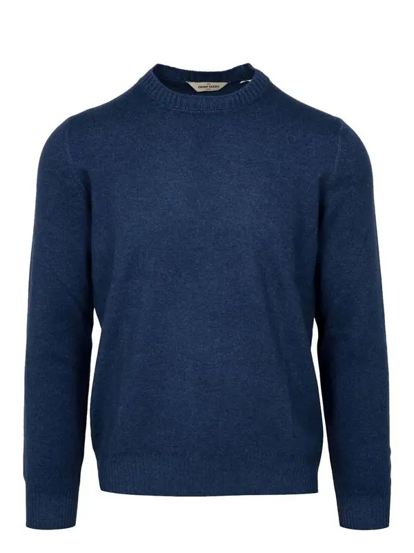 GRAN SASSO Wool And Cashmere Blend Sweater - Blue