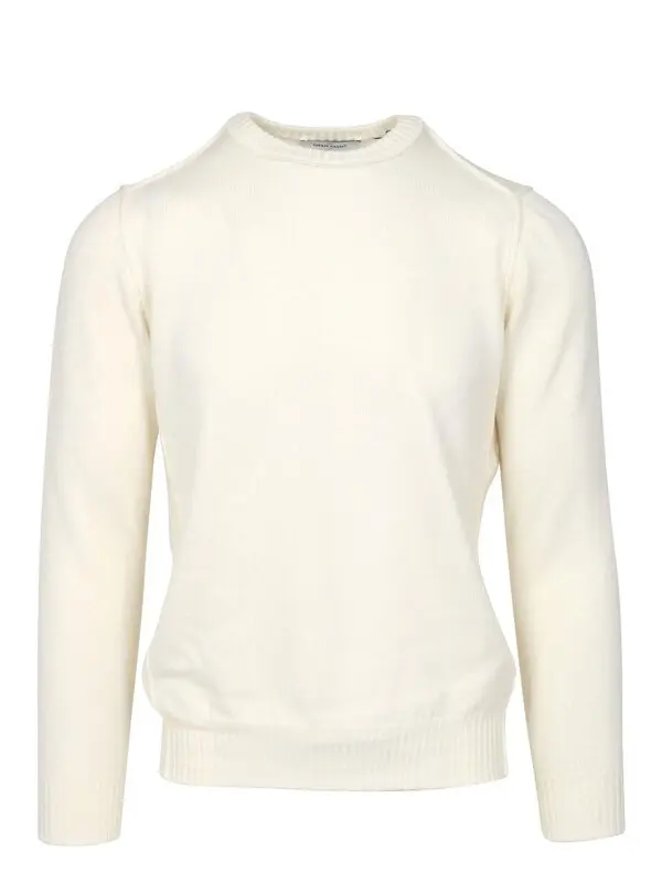 GRAN SASSO Ribbed Wool Sweater - Cream