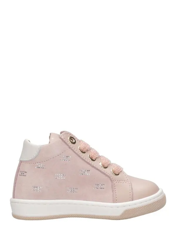 Elisabetta Franchi Mid Sneakers - Rosa+avorio