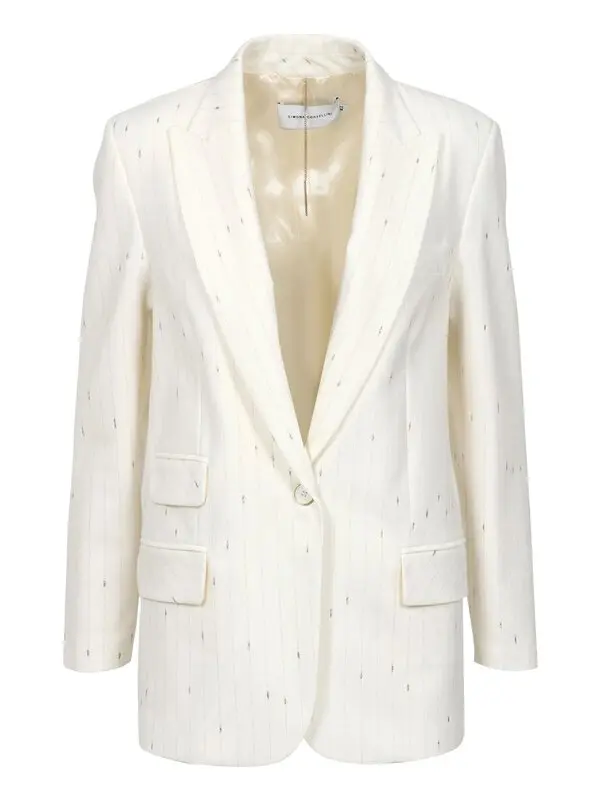 SIMONA CORSELLINI Tailored Jacket - Gesso