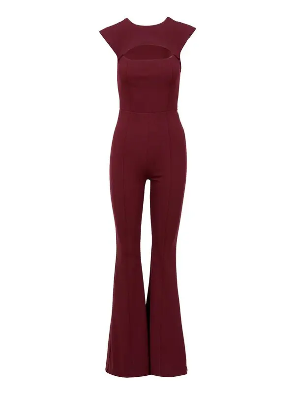 ANIYE BY Slim Fit Jumpsuit - Rosso Amaranto