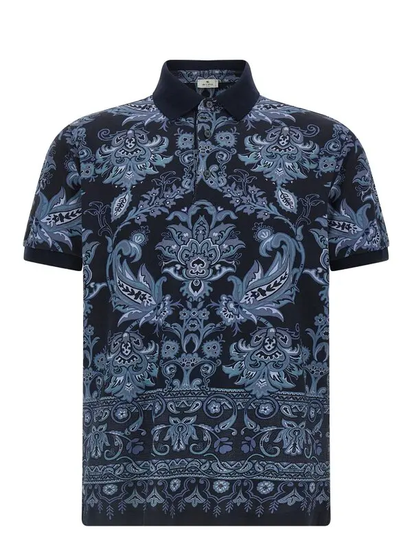 Etro Press Polo Shirt - Blue