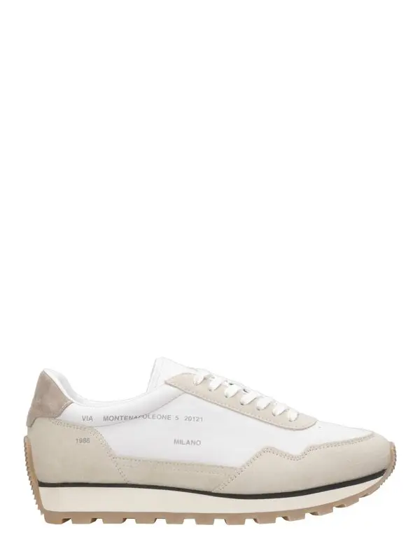 Hogan Low Top Sneakers - Bianco+beige