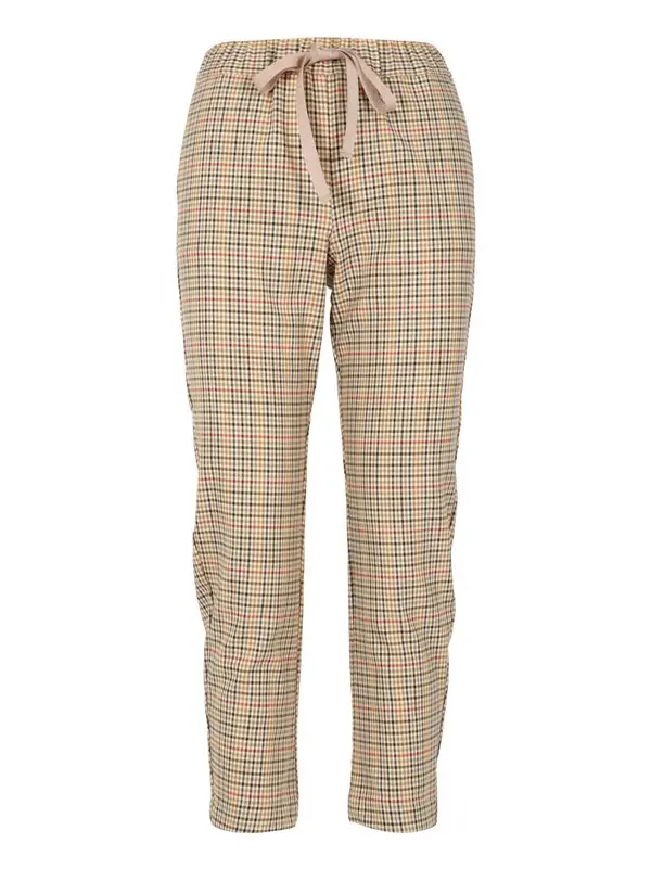 SEMICOUTURE Ankle-length Trousers - Panna+sabbia