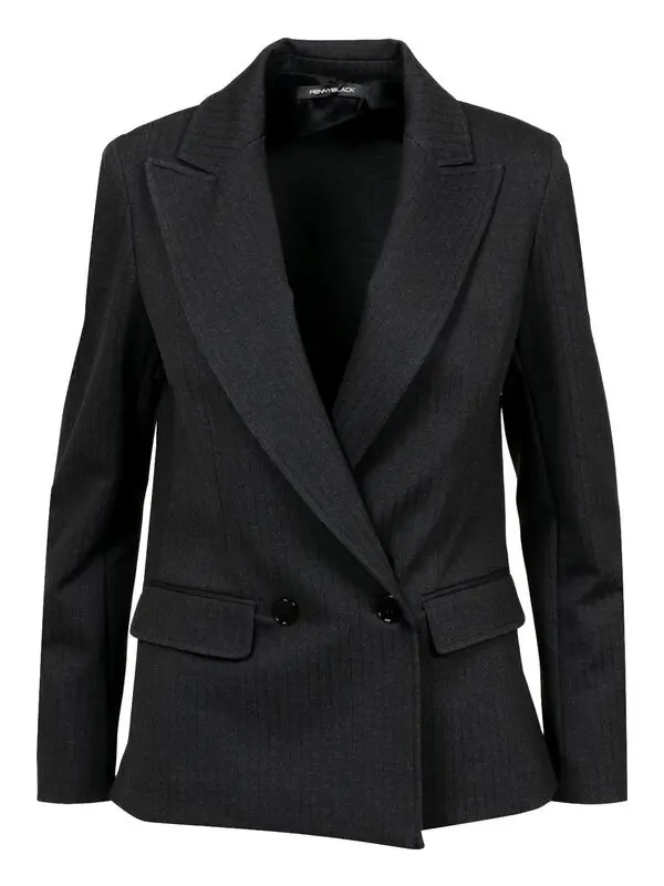 PENNY BLACK Double-breasted Blazer - Grey