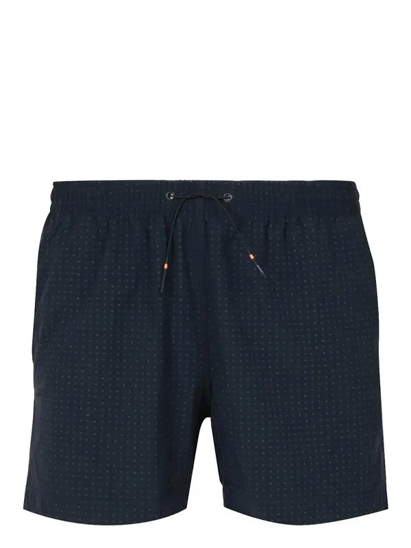 RRD Printed Swim Board Shorts - Blu Nero