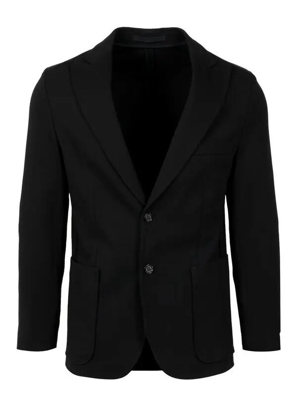 PAOLO PECORA Single-breasted Blazer - Black