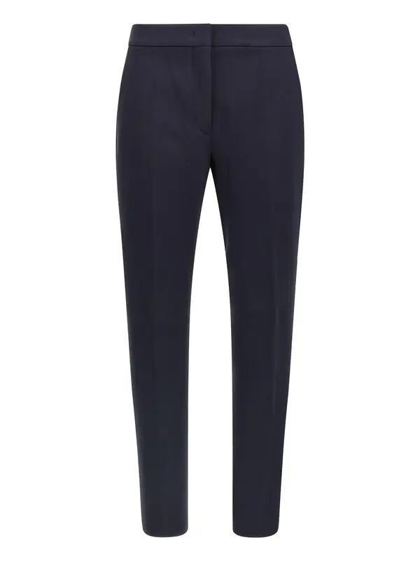 Max Mara Pegno Viscose Jersey Pants - Blue