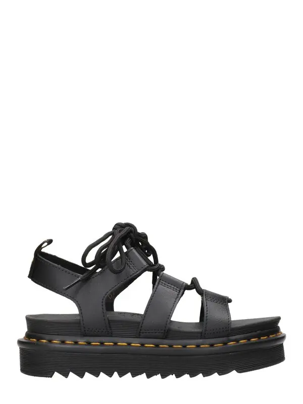 Dr. Martens Leather Platform Sandals - Black