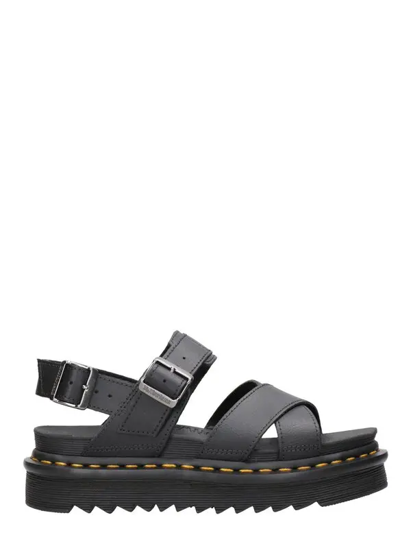 Dr. Martens Leather Platform Sandals - Black