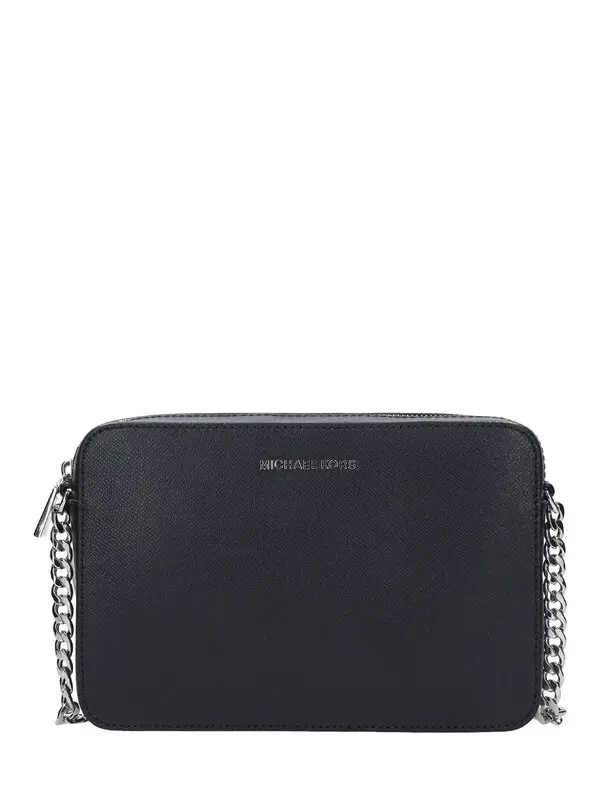 Michael Kors Saffiano Leather Shoulder Bag - Black
