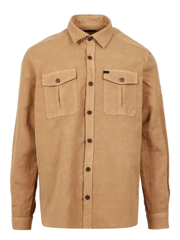 FAY Shirts - Camel