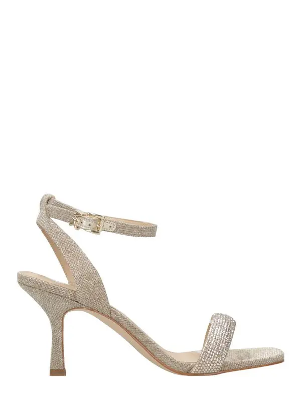 Michael Kors Glitter Mesh Sandals - Oro Chiaro