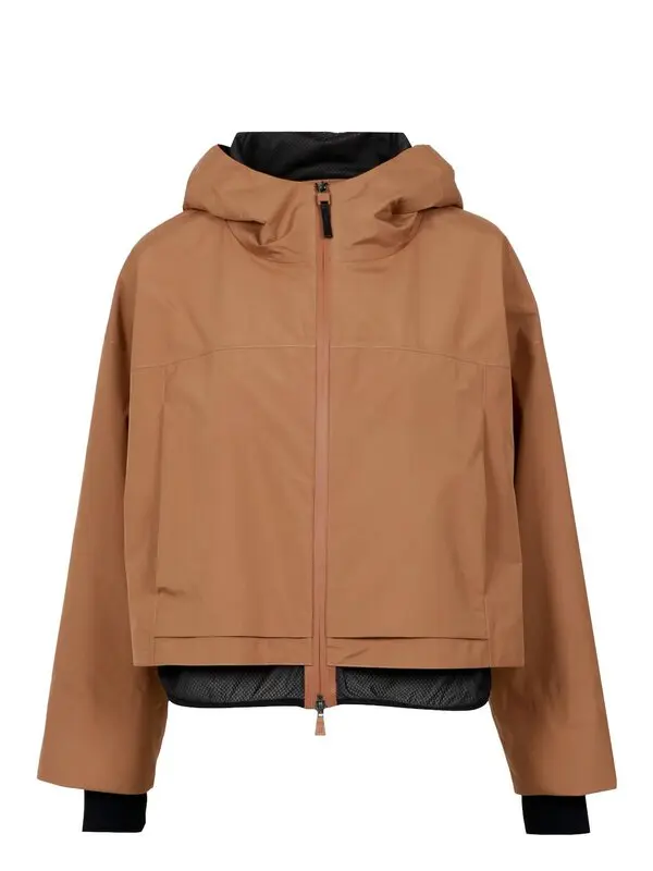 Herno Technical Fabric Coat - Camel