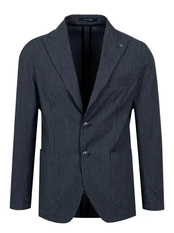 Tagliatore Cotton Blazer - Blue