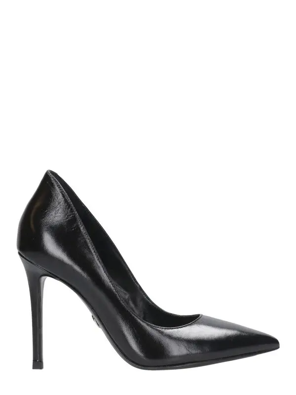 Michael Kors Leather High Heel Pumps - Black