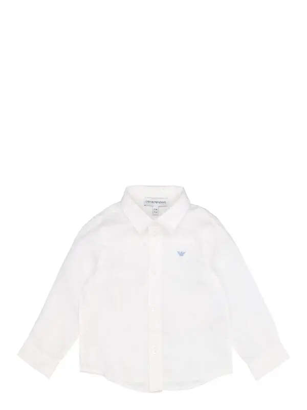 Emporio Armani Junior Classic Collar Shirt - White