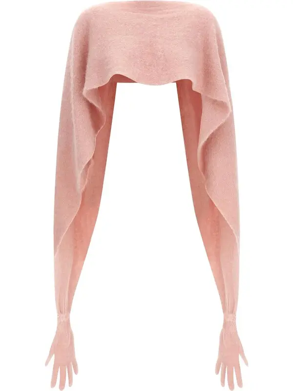 Moschino Glove Cape - Pink