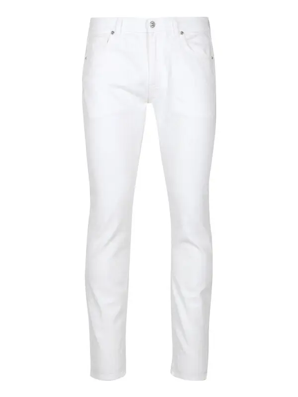 GRIFONI Slim Fit Jeans - White
