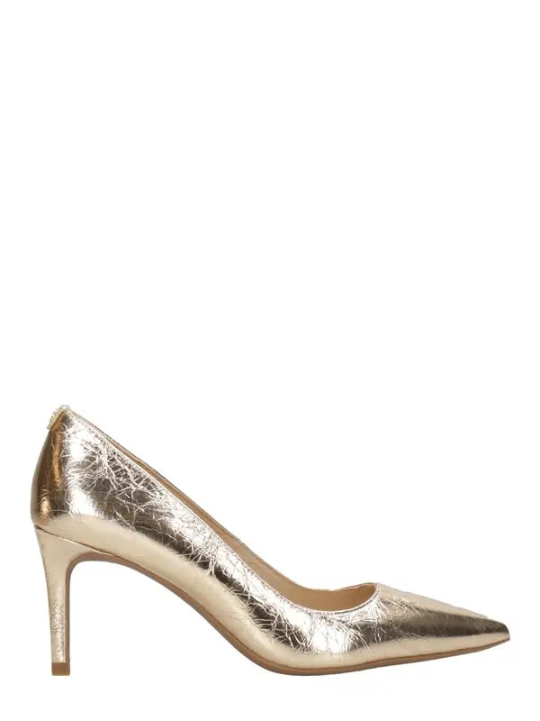 Michael Kors Metallic Leather Pumps - Golden