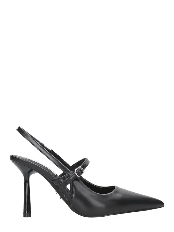 Steve Madden Pointed-toe Spool Heel Pumps - Black