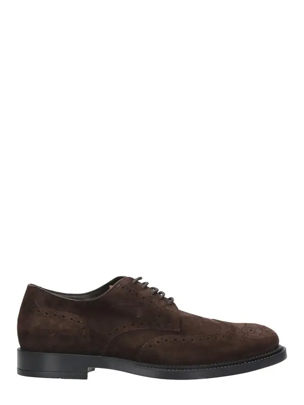 TOD'S Suede Derby Shoes - Brown