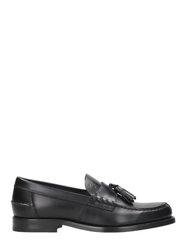 TOD'S Leather Loafers - Black