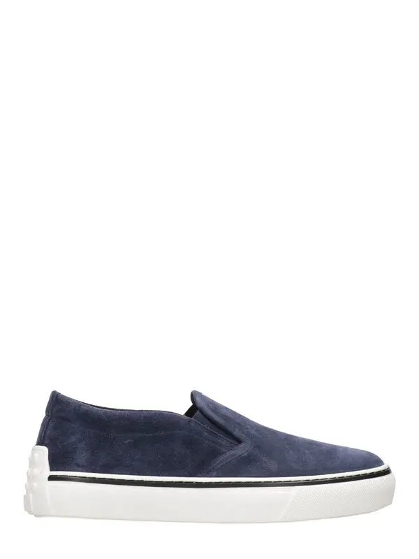TOD'S Suede Leather Sneakers - Blue