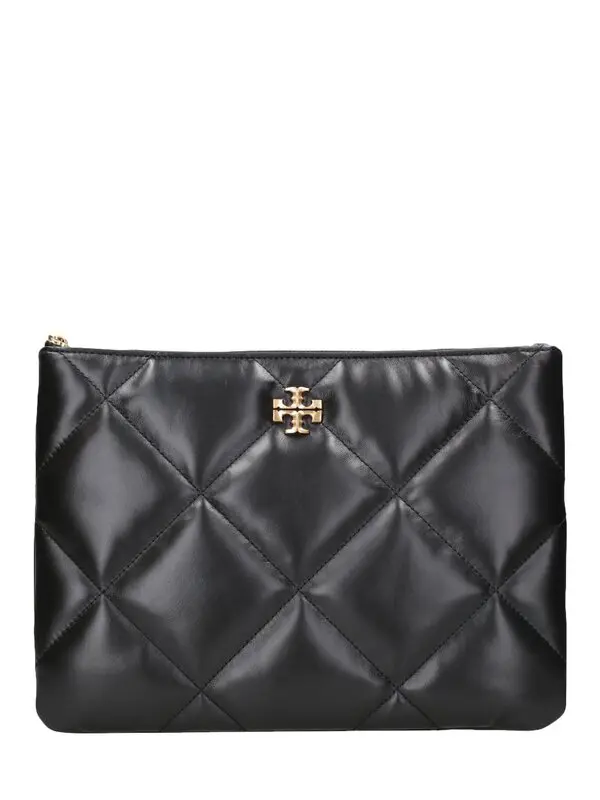Tory Burch Chevron Quilted Nappa Bag - Black
