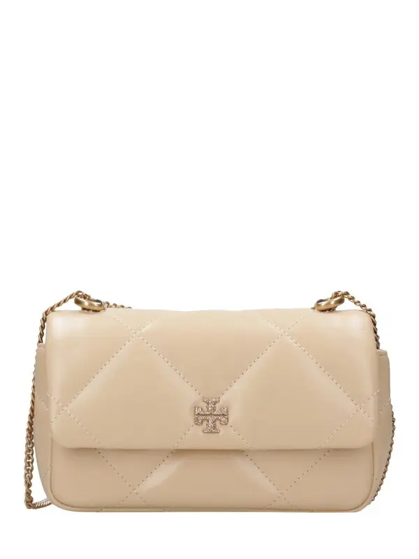 Tory Burch Chevron Quilted Trapeze Bag - Yellow