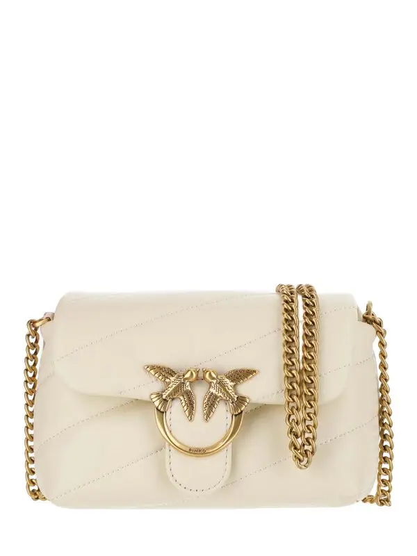 Pinko Love Baby Puff Shoulder Bag - White